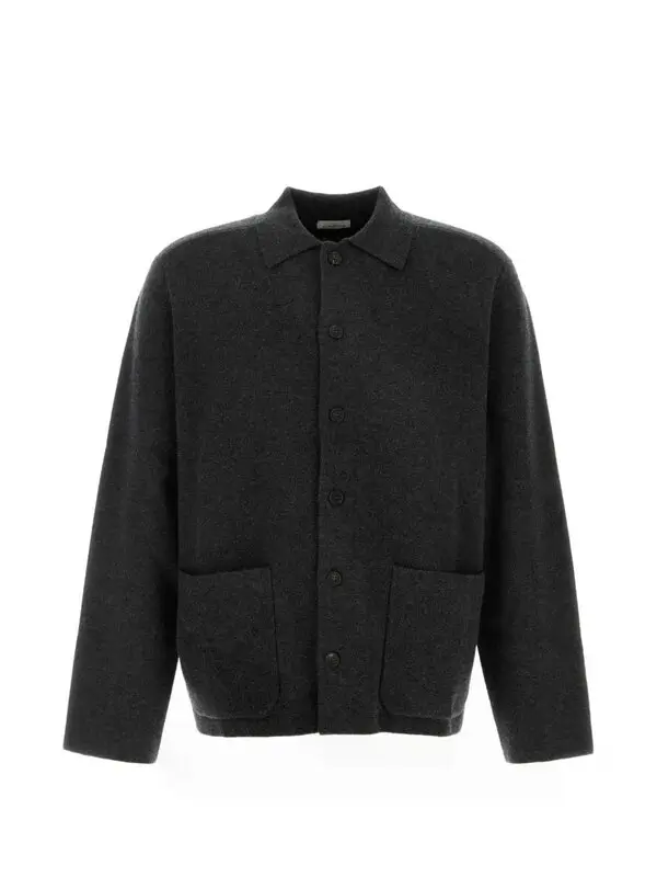 Le Kasha Mogo Patch-pocket Cashmere Shirt Jacket - Grey