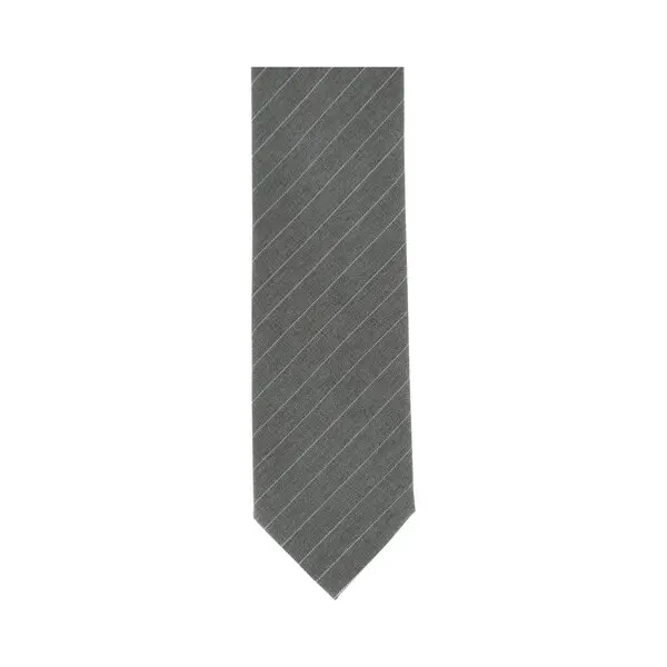 Givenchy Pinstriped Wool Tie - Grey