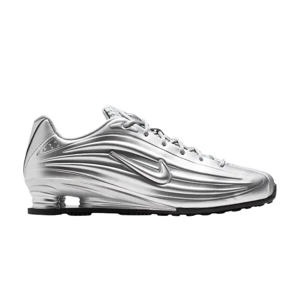 Nike Shox Z Metallic Sneakers - Silver
