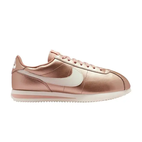 Nike Cortez Metallic Bronze Sneakers - Red