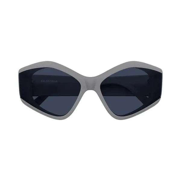 Balenciaga Geometric Full Rim Sunglasses - Grey