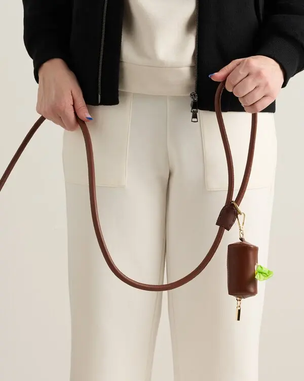 Quince Italian Leather Dog Walk Kit