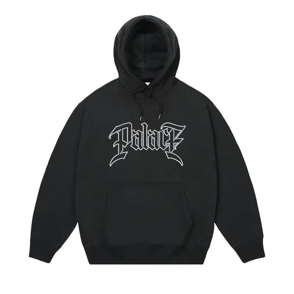 PALACE Le Script Hood - Black
