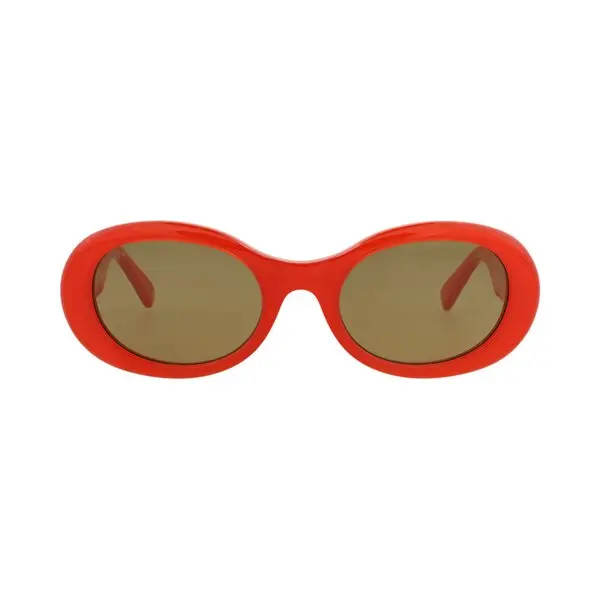 Gucci Round-frame Recycled Acetate Sunglasses - Orange