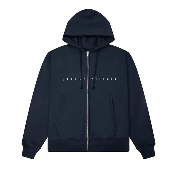StÜssy S Box Zip Hoodie - Blue