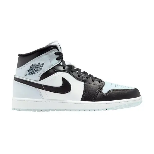 JORDAN 1 Mid "black Squadron " Sneakers - Blue