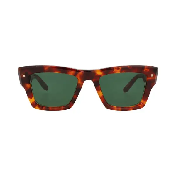 Valentino Garavani Square Frame Sunglasses - Brown