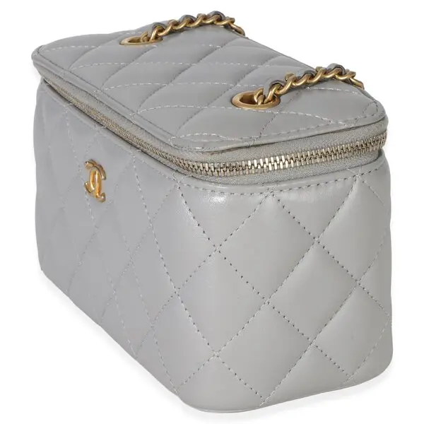 Chanel Quilted Lambskin Vanity Case