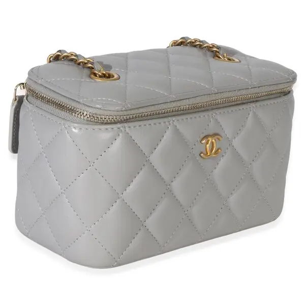 Chanel Quilted Lambskin Vanity Case