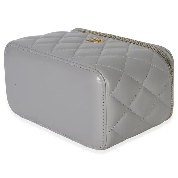 Chanel Quilted Lambskin Vanity Case