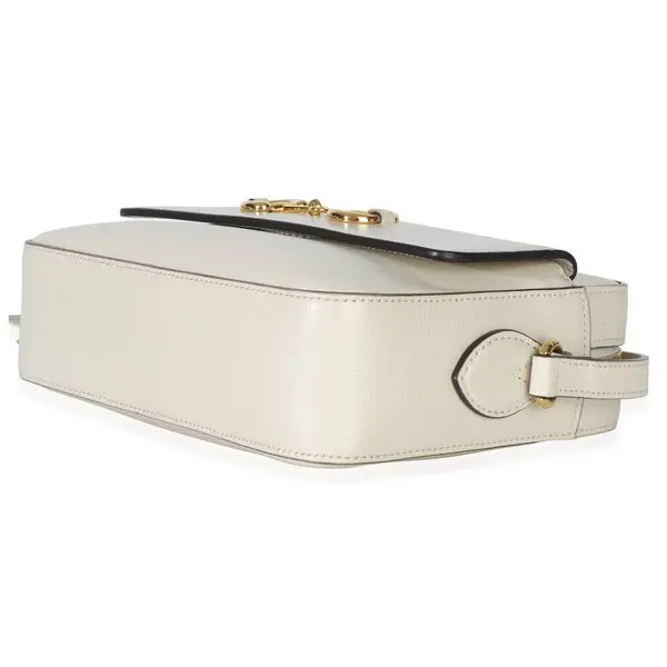 Gucci 1955 Horsebit Shoulder Bag - White