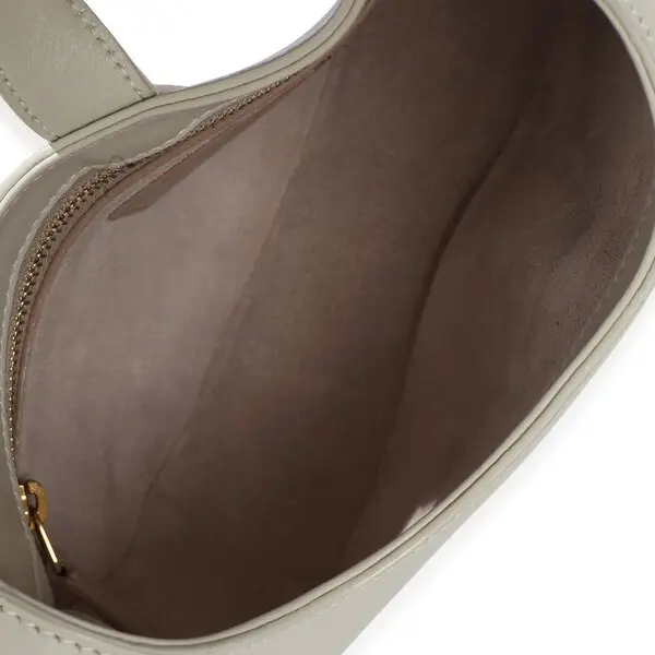 Saint Laurent Cream Le Fermoir Hobo