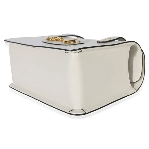 Gucci Horsebit 1955 Top Handle Bag - White