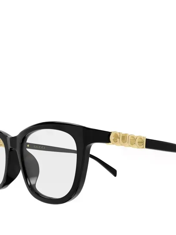 Gucci Logo Oval-frame Eyeglasses