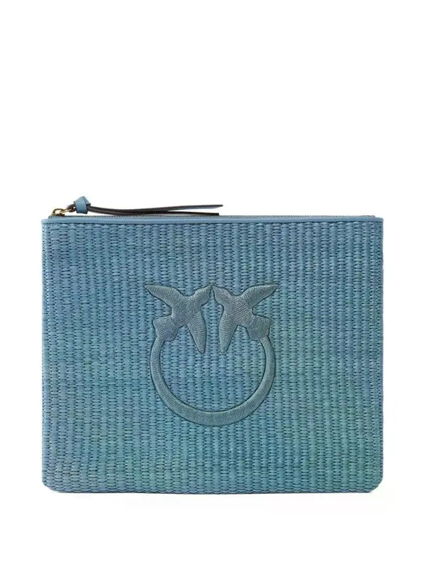 Pinko Logo-detail Wallet - Blue