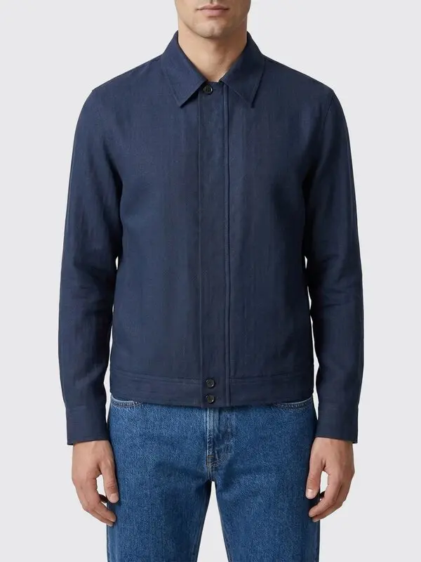 Brioni Linen And Wool Blend Shirt Jacket