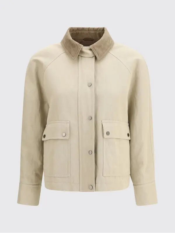 Brunello Cucinelli Textured Collared Jacket