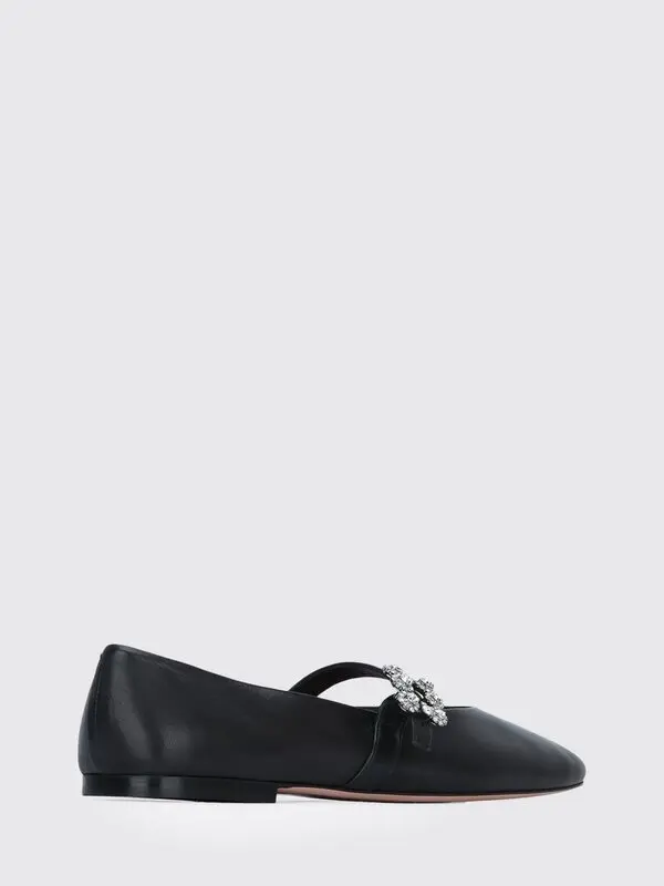 ROGER VIVIER Efflorescence Nappa Ballerina Flats - Black