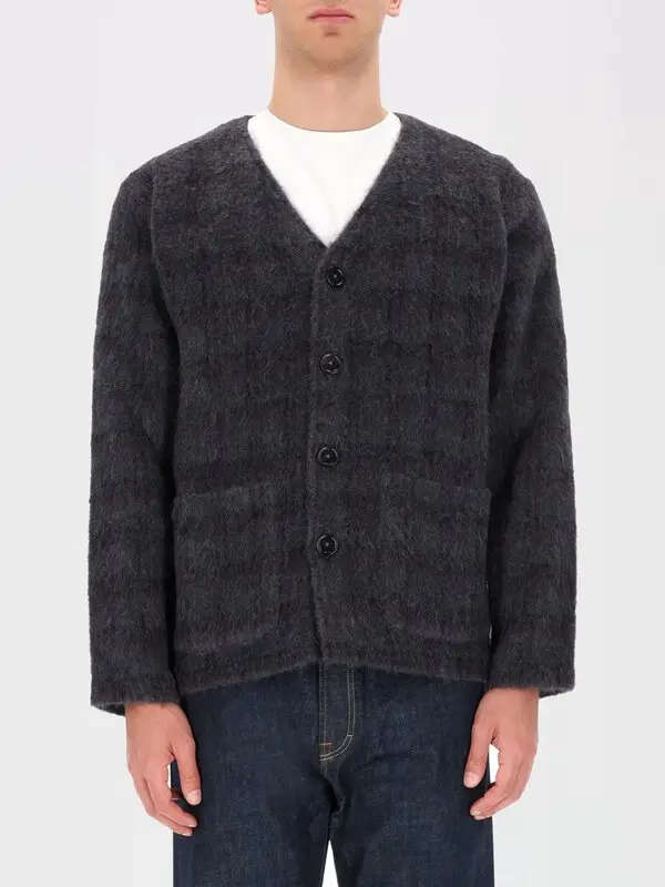 Our Legacy Tartan Wool Blend Cardigan - Grey