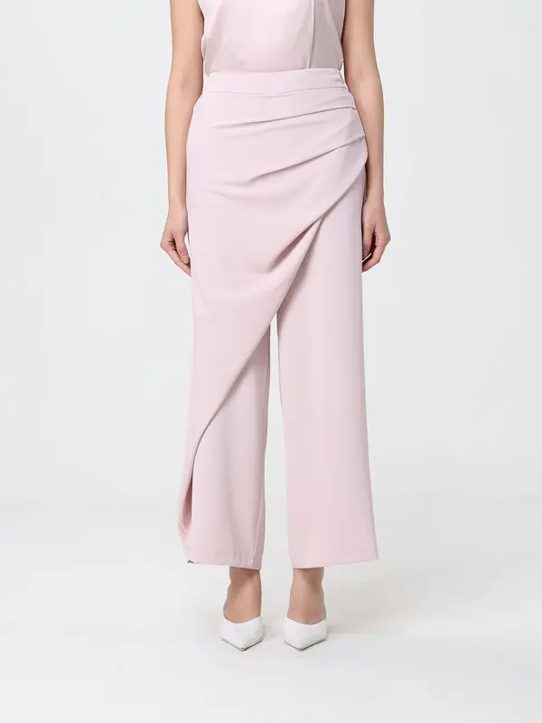 HANITA Tailored Draped Trousers - Pink