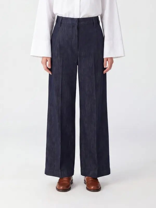 Brunello Cucinelli Tailored Wide Leg Trousers