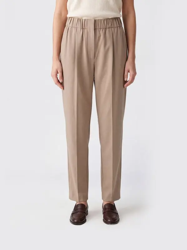 Brunello Cucinelli Tailored Trousers - Coffee