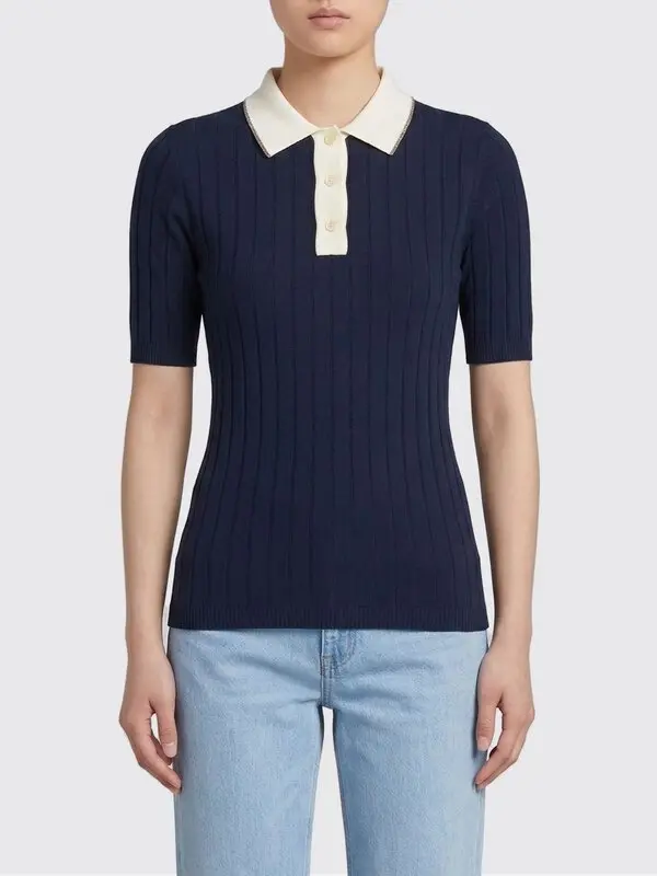 Brunello Cucinelli Ribbed Polo Shirt