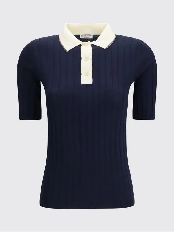 Brunello Cucinelli Ribbed Polo Shirt