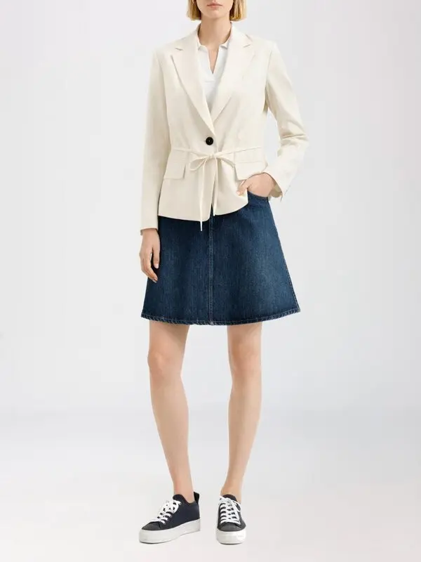 Brunello Cucinelli Viscose Blazer - Ivory