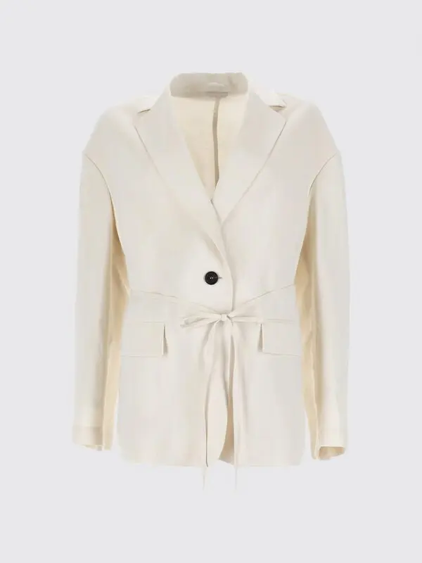 Brunello Cucinelli Viscose Blazer - Ivory