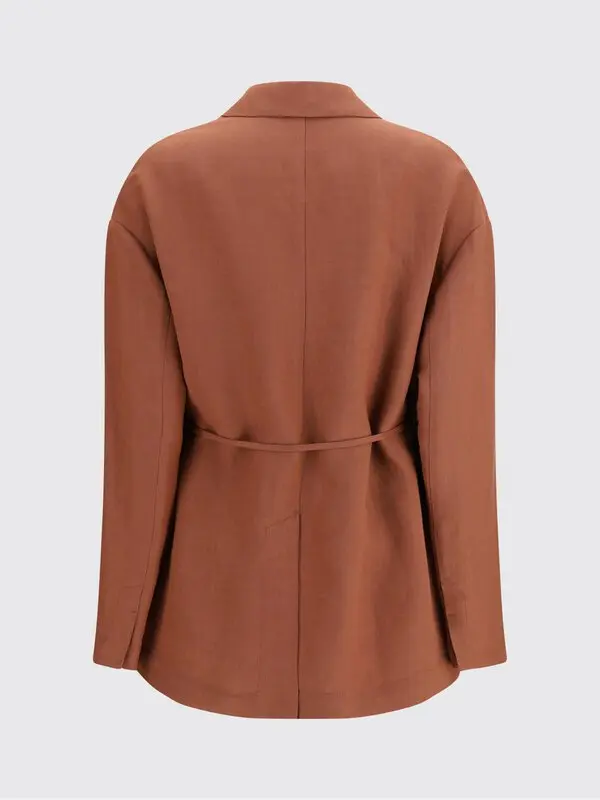 Brunello Cucinelli Belted Jacket - Red