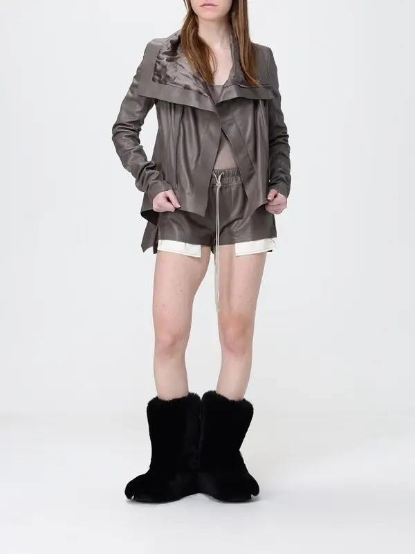 Rick Owens Naska Leather Biker Jacket