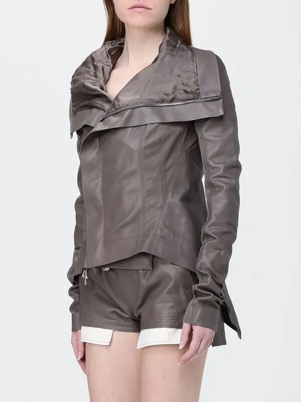Rick Owens Naska Leather Biker Jacket