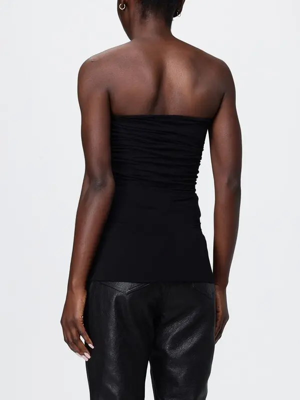 Rick Owens Stretch Cotton Cutout Top