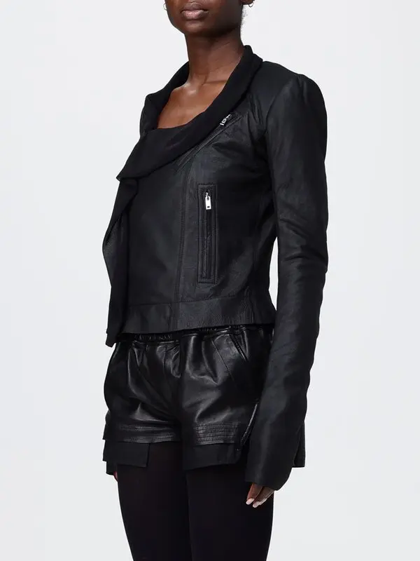 Rick Owens Naska Leather Biker Jacket