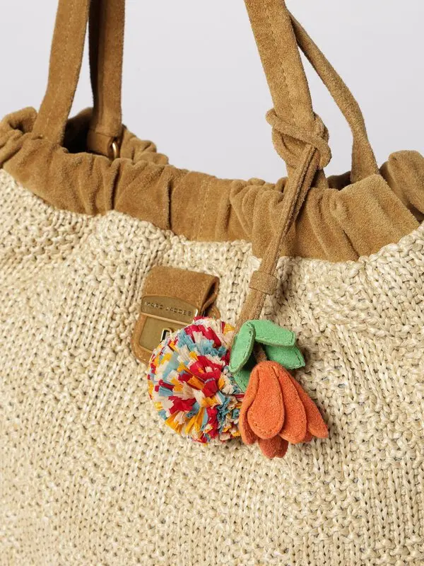 Marc Jacobs Woven Shoulder Bag With Embellishment