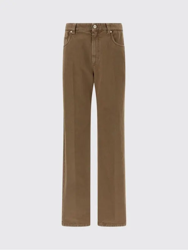 Brunello Cucinelli Wide-leg Jeans - Beige