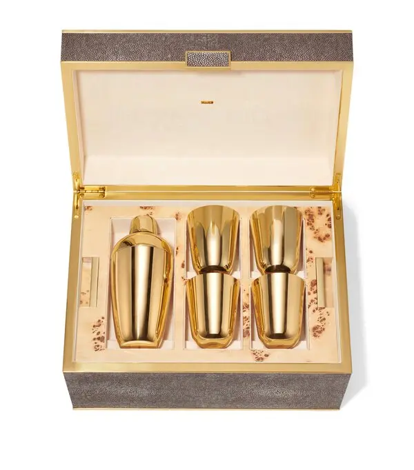 Aerin Shagreen Classic Bar Set