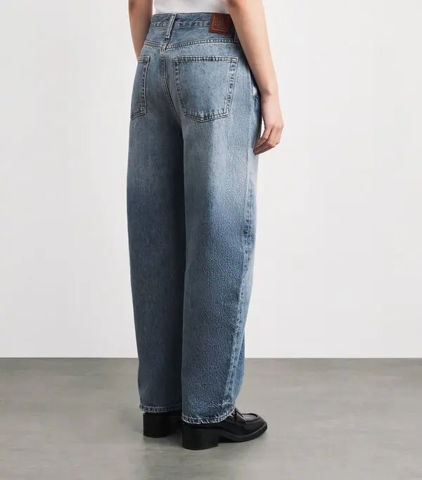ANINE BING Fritz Barrel-leg Jeans - Blue