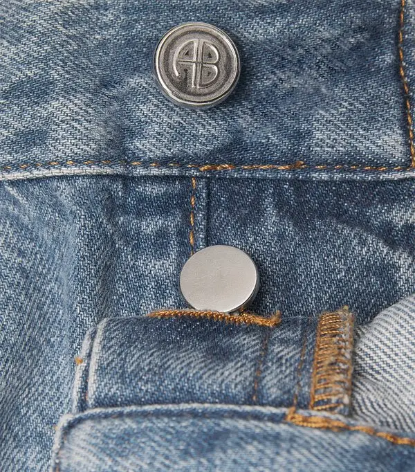 ANINE BING Fritz Barrel-leg Jeans - Blue