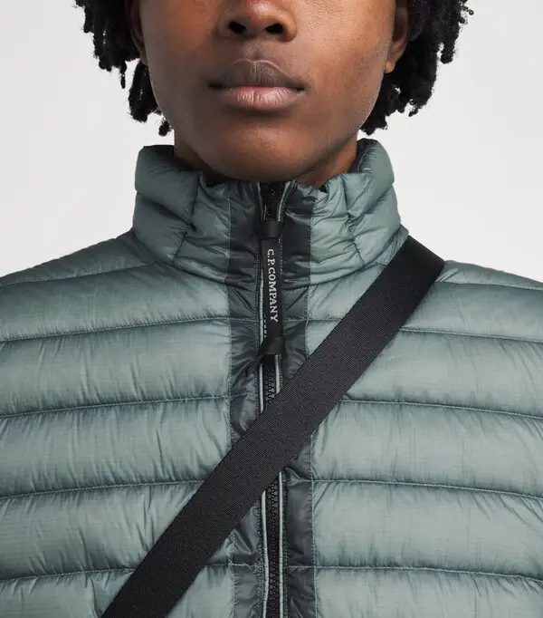 C.P. COMPANY D.d. Shell Quilted Down Gilet - Blue