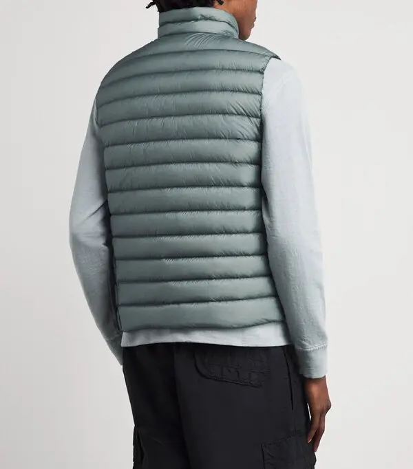 C.P. COMPANY D.d. Shell Quilted Down Gilet - Blue