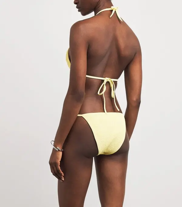Hunza G Beaded Gina Bikini - Yellow
