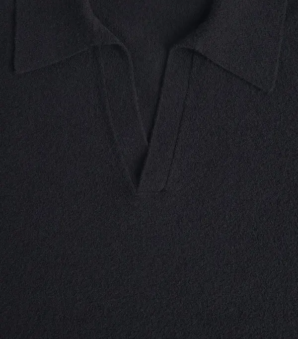 WAX LONDON Cotton-blend Siena Polo Shirt - Black