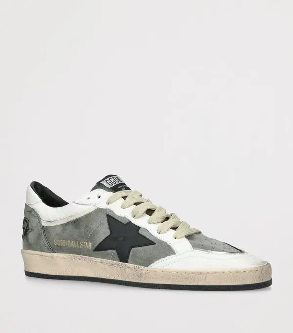 GOLDEN GOOSE Ball Star Suede Sneakers - Blue