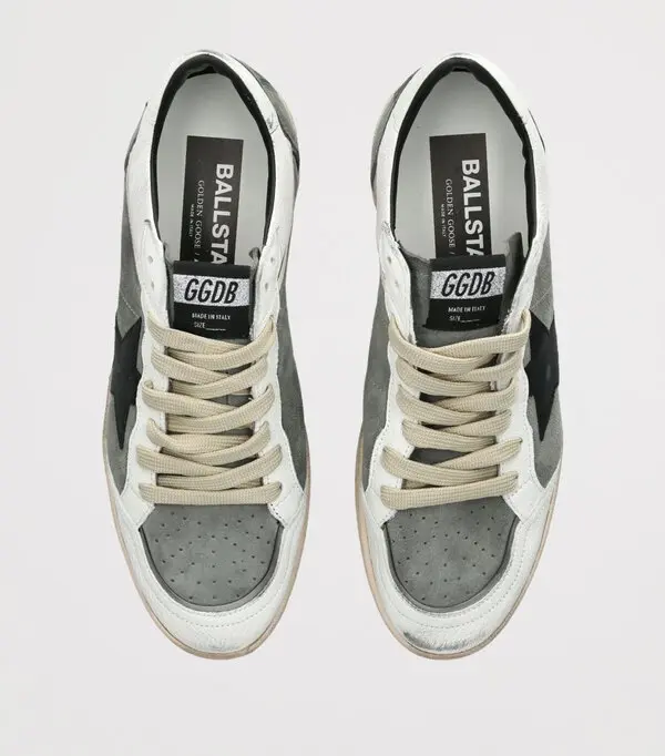 GOLDEN GOOSE Ball Star Suede Sneakers - Blue