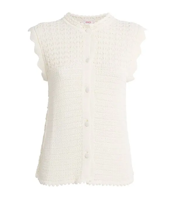 ERES Crochet Aurora Top - Ivory