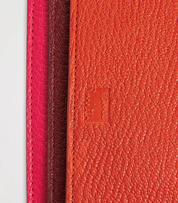 Paul Smith Leather Concertina Card Holder - Orange