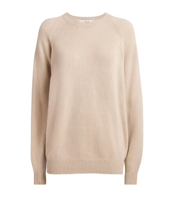 FRAME Cashmere Sweater With Patch Detail