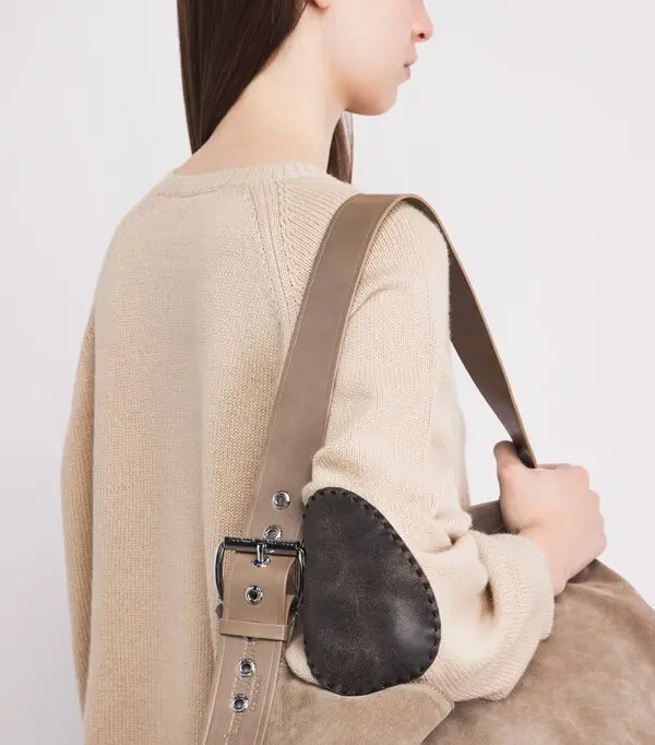 FRAME Cashmere Sweater With Patch Detail